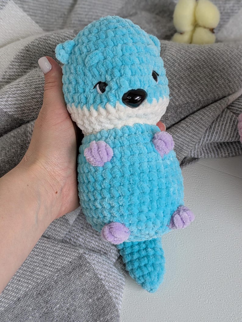 No-sew Crochet Otter Pattern: Plush Amigurumi Toy (PDF Tutorial) - Etsy