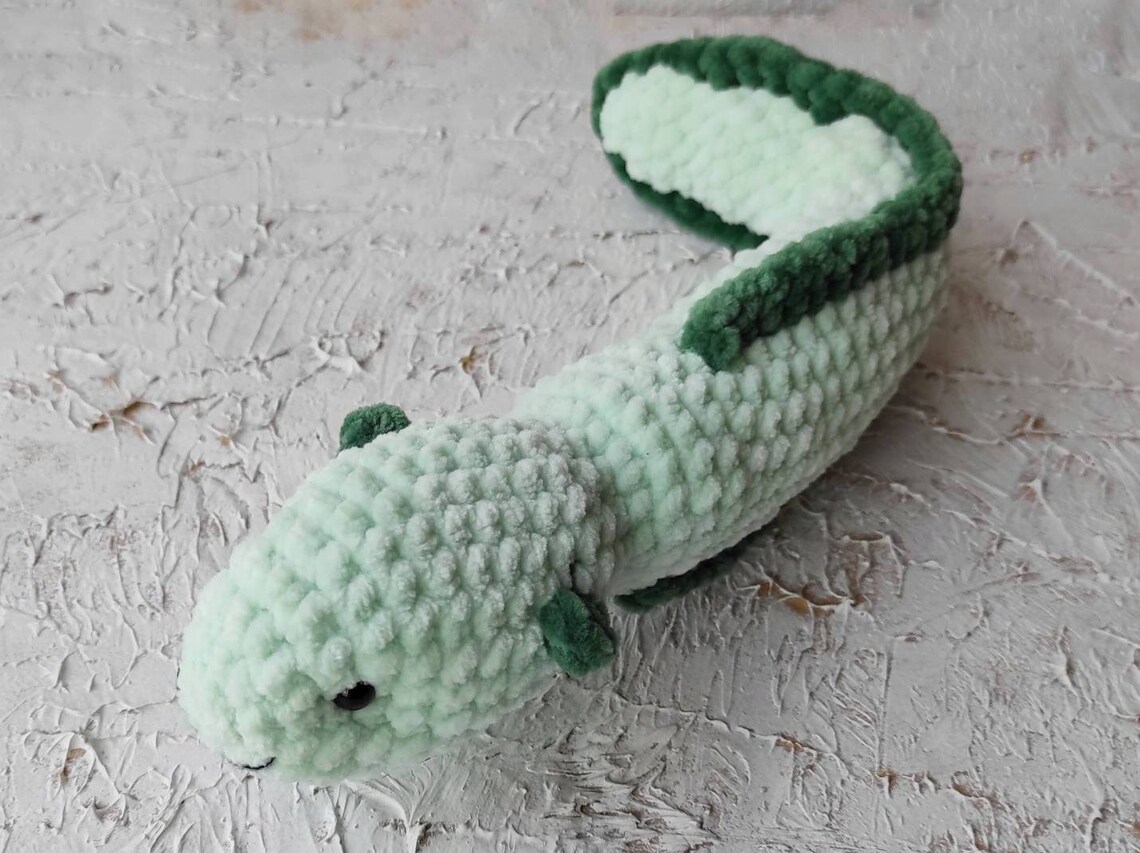 Crochet Pattern Amigurumi Eel Crochet Pattern Pdf - Etsy