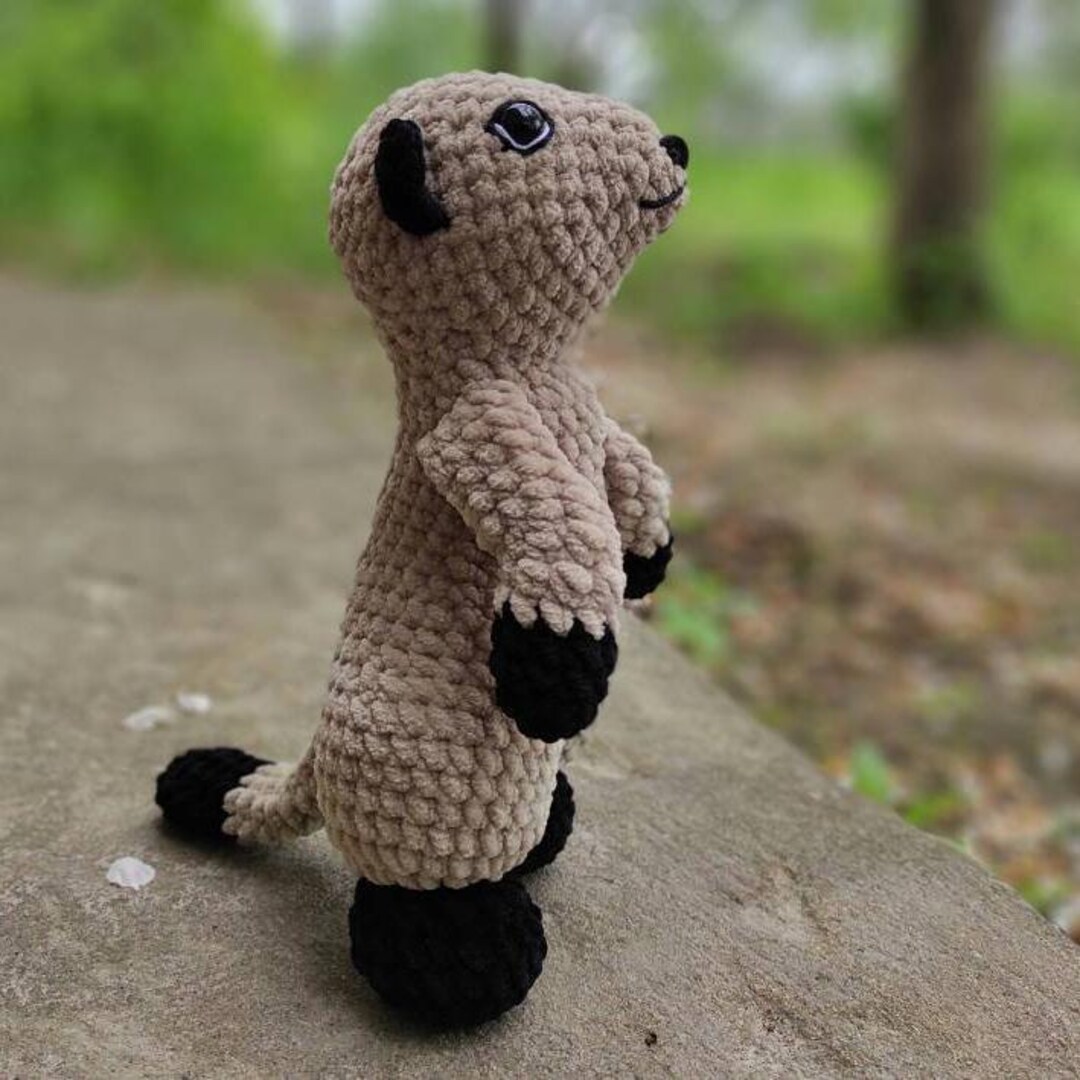 Crochet Meerkat Pattern: Amigurumi Stuffed Animal (PDF Pattern) - Etsy