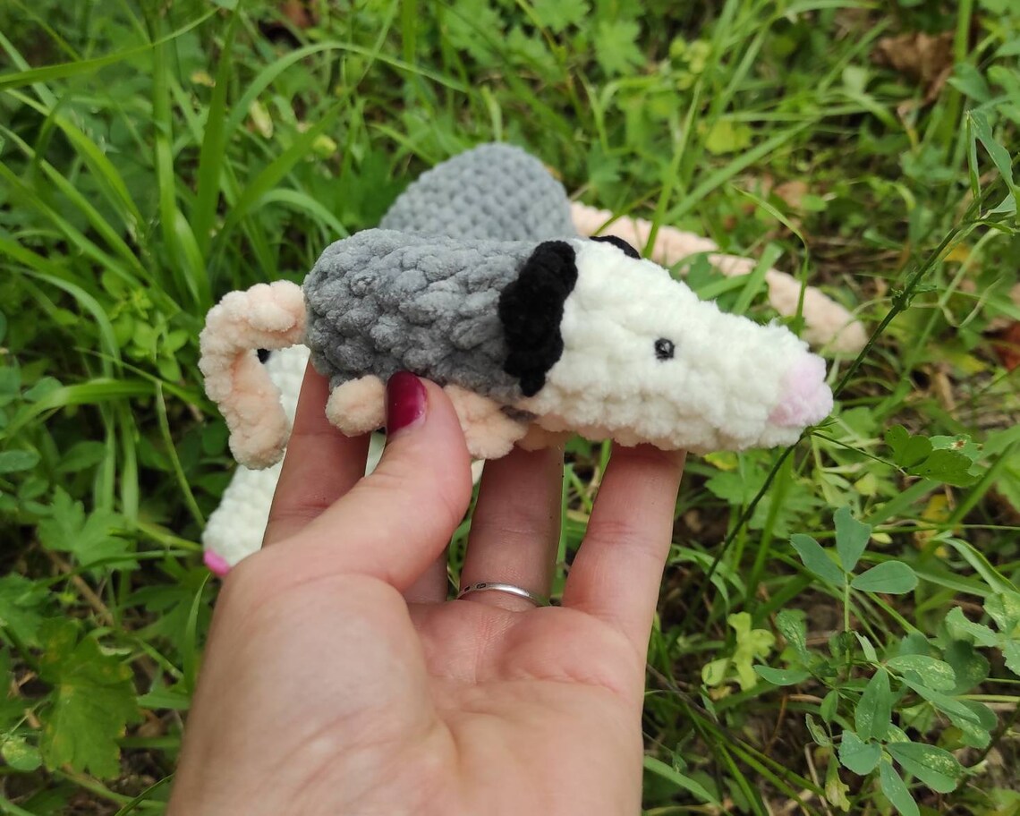 Family Opossum Plush Possum Mama and Baby stuffed Animal - Etsy