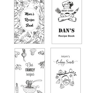 Wooden Recipe Book Cover SVG Laser Cut File, Mom's Cookbook Recipes Svg ...