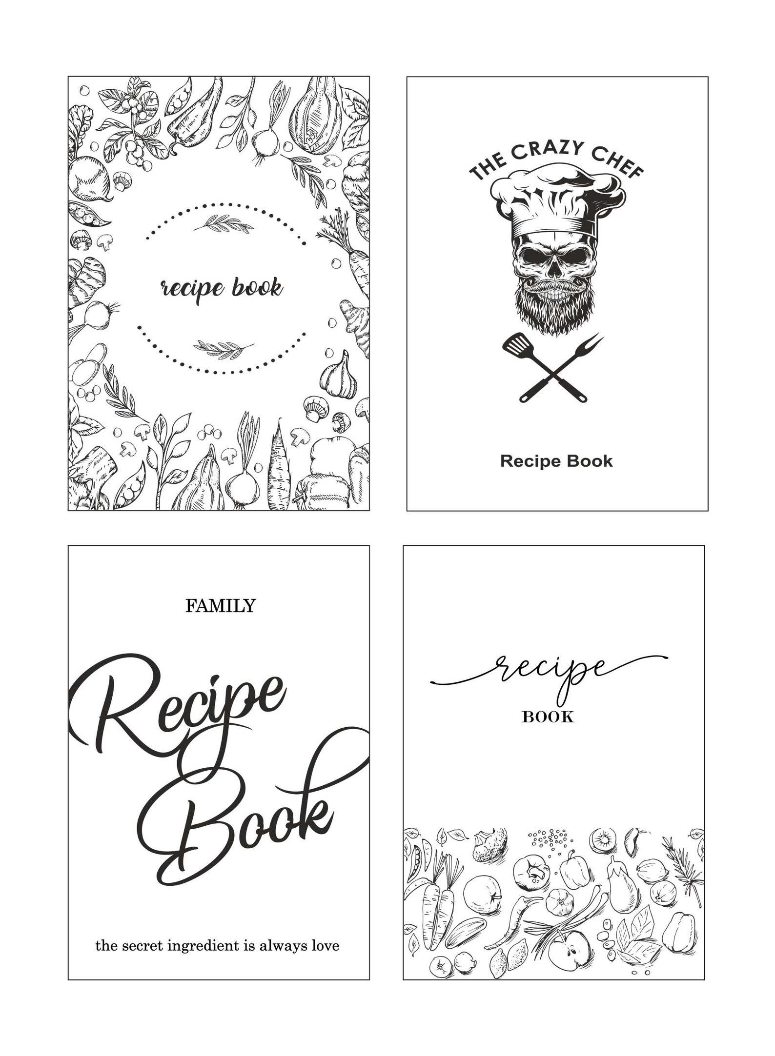 Wood Recipe Book Cover SVG, Recipe Binder Laser Cut File, Mom's Recipe ...