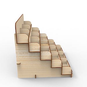 Retail Counter Display Stand SVG, Portable Store Display Laser Cut File, Craft Fair Display ...