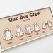 Our Boo Crew Sign SVG, Halloween Ghost Family Sign, Personalized Laser ...
