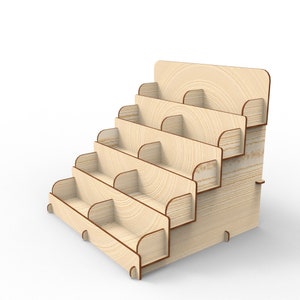 Retail Counter Display Stand SVG, Laser Cut DXF, DWG, Ai File Craft ...