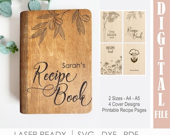 A Taste Of My Food Life: Blank Recipe Journal To Write In For