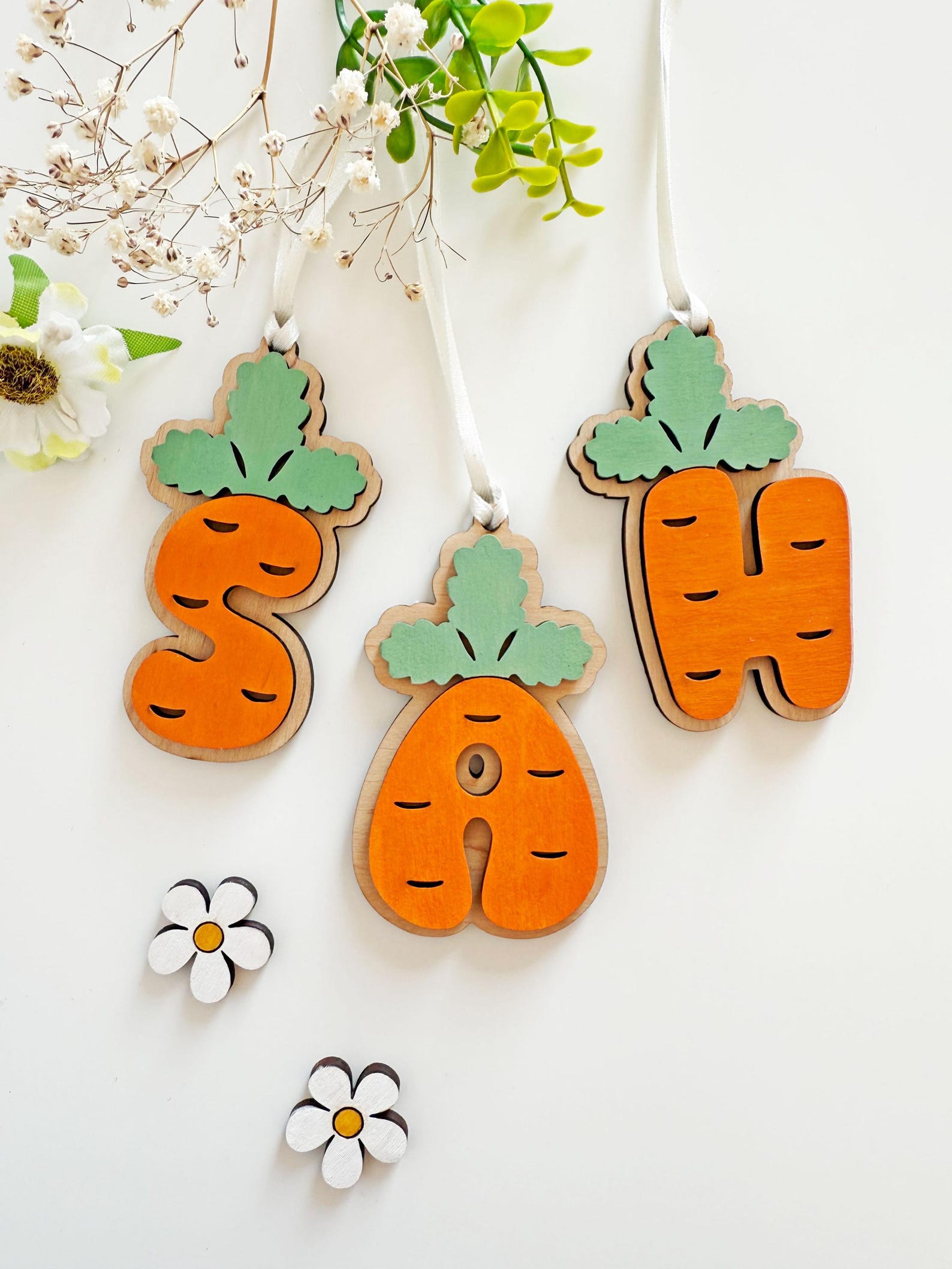 Carrot Easter Basket Tag SVG, Laser Cut File Carrot Custom Name Tag ...