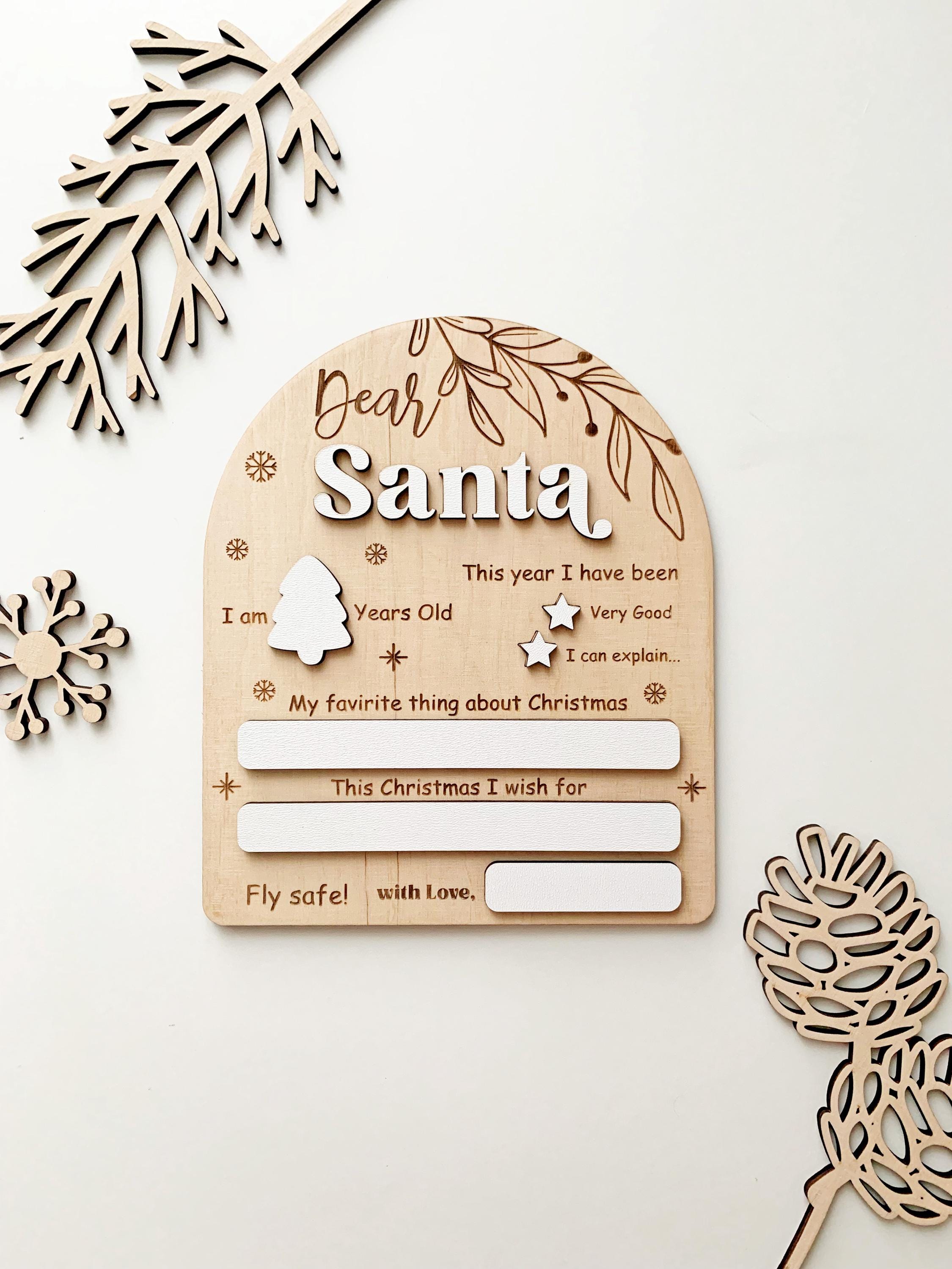 Santa Christmas Laser Cut SVG Bundle - Cookie Tray, Countdown Sign ...