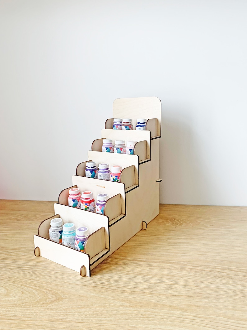 Laser Cut Retail Counter Display Stand SVG, DXF, DWG, Ai File Craft ...