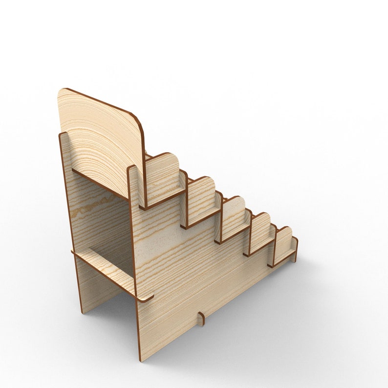 Laser Cut Retail Counter Display Stand SVG, DXF, DWG, Ai File Craft ...