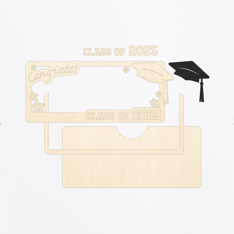 Graduation Money Holder SVG Bundle, Class of 2026 Cash Holder Laser Cut ...