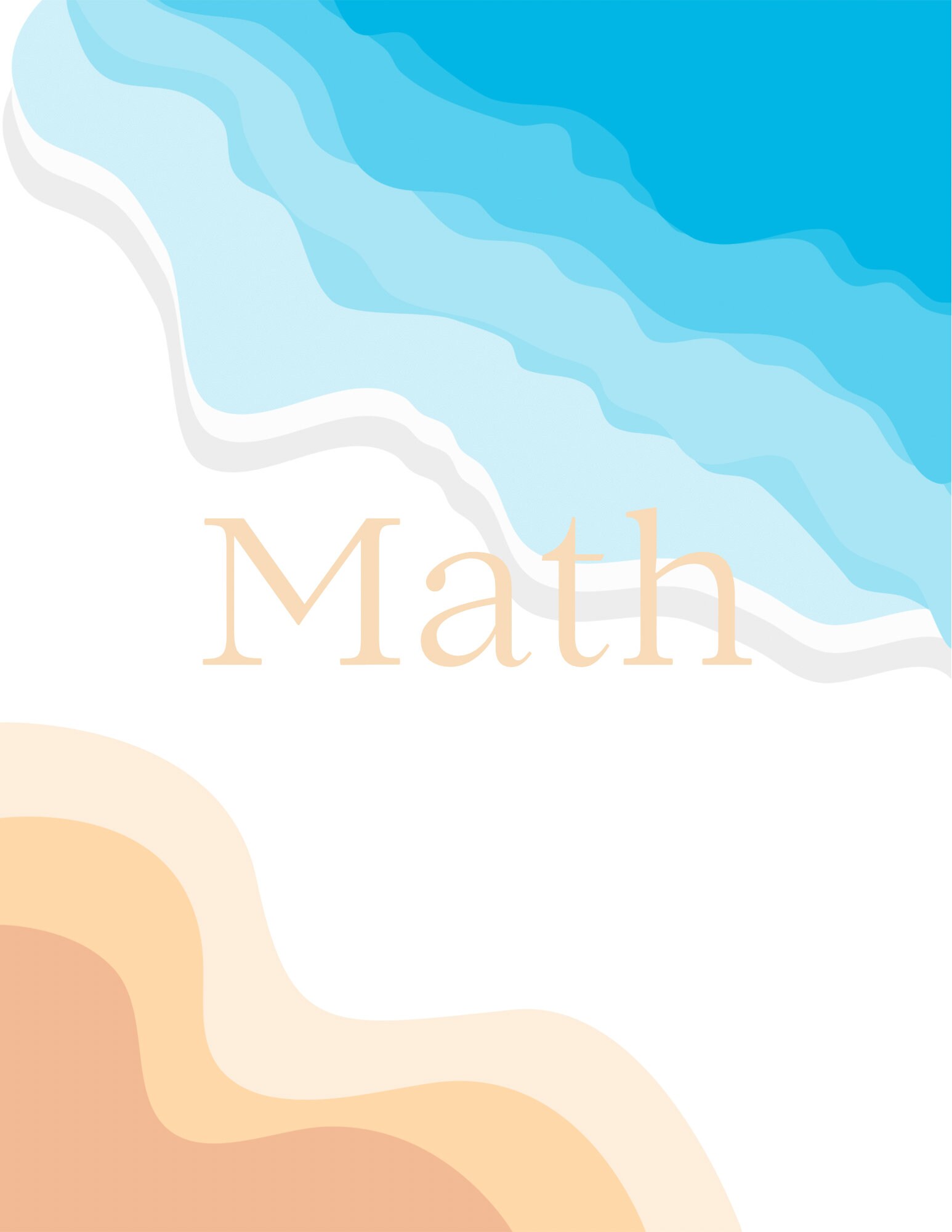 Printable Editable Binder Covers L Ocean Animals Set of 10 Water ...