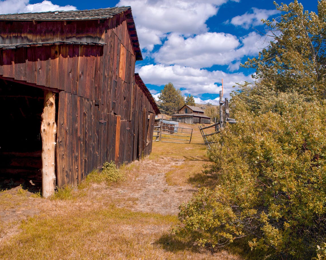 Riddle Brothers Ranch House and Barn Downloadable Print, Digital ...