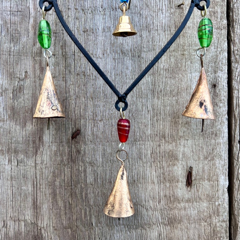 Whimsical Heart Chime With Beads - Etsy