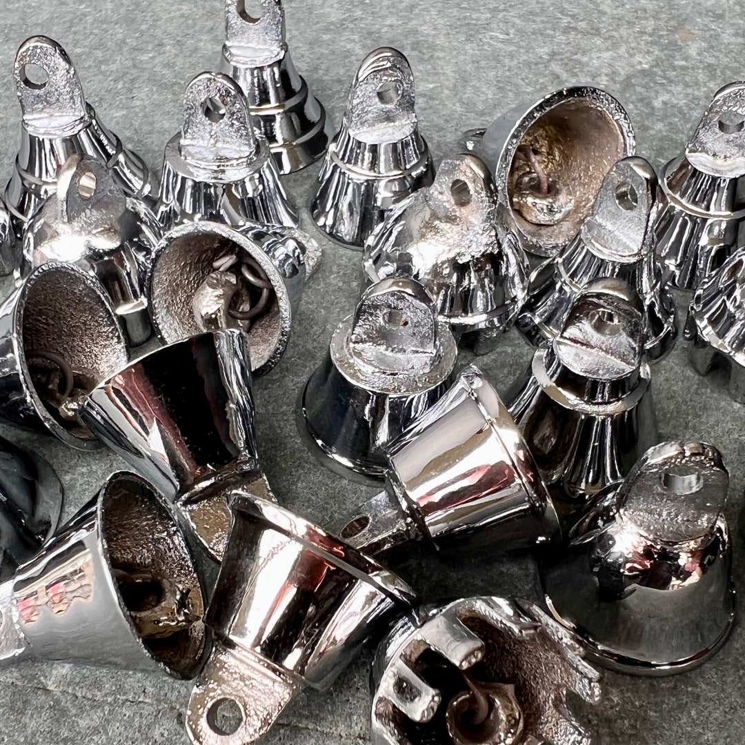 Chrome Bells 2 Doz. Six Varieties in Mix, Solid Cast/costume Bells - Etsy