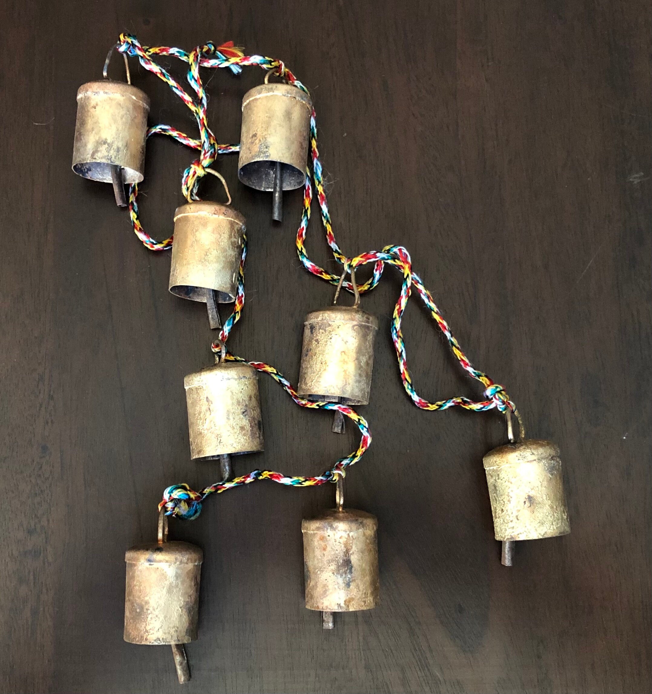 String of 8 Bells on a Cord/door Chime/dog Training/security - Etsy