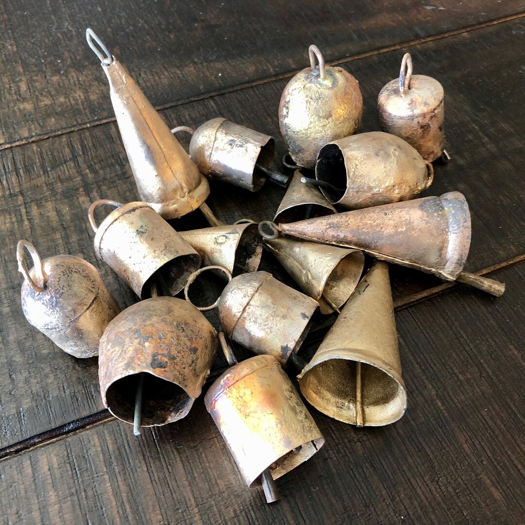 Five Chime Mix of Old World Bells/15 Bells Total - Etsy