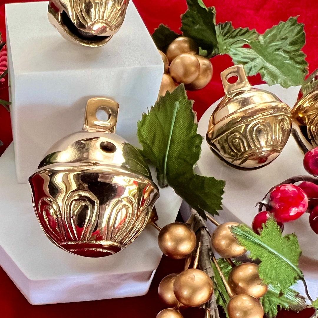 Authentic Brass Sleigh Bells, Four Sizes Available, High Quality Jingle ...
