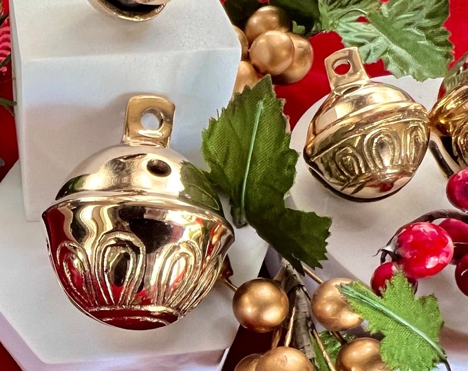 Santas' Bell Tag - Merry Christmas Bell - Label - Square Tag - Santas ...