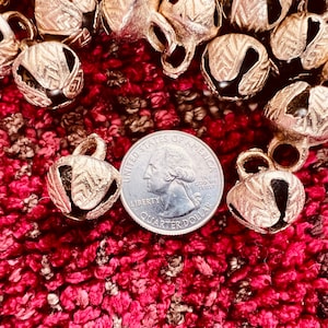 Cross Cut Brass Bells 1 Dozen/jingle Bells/costume Bells/sleigh Bells ...