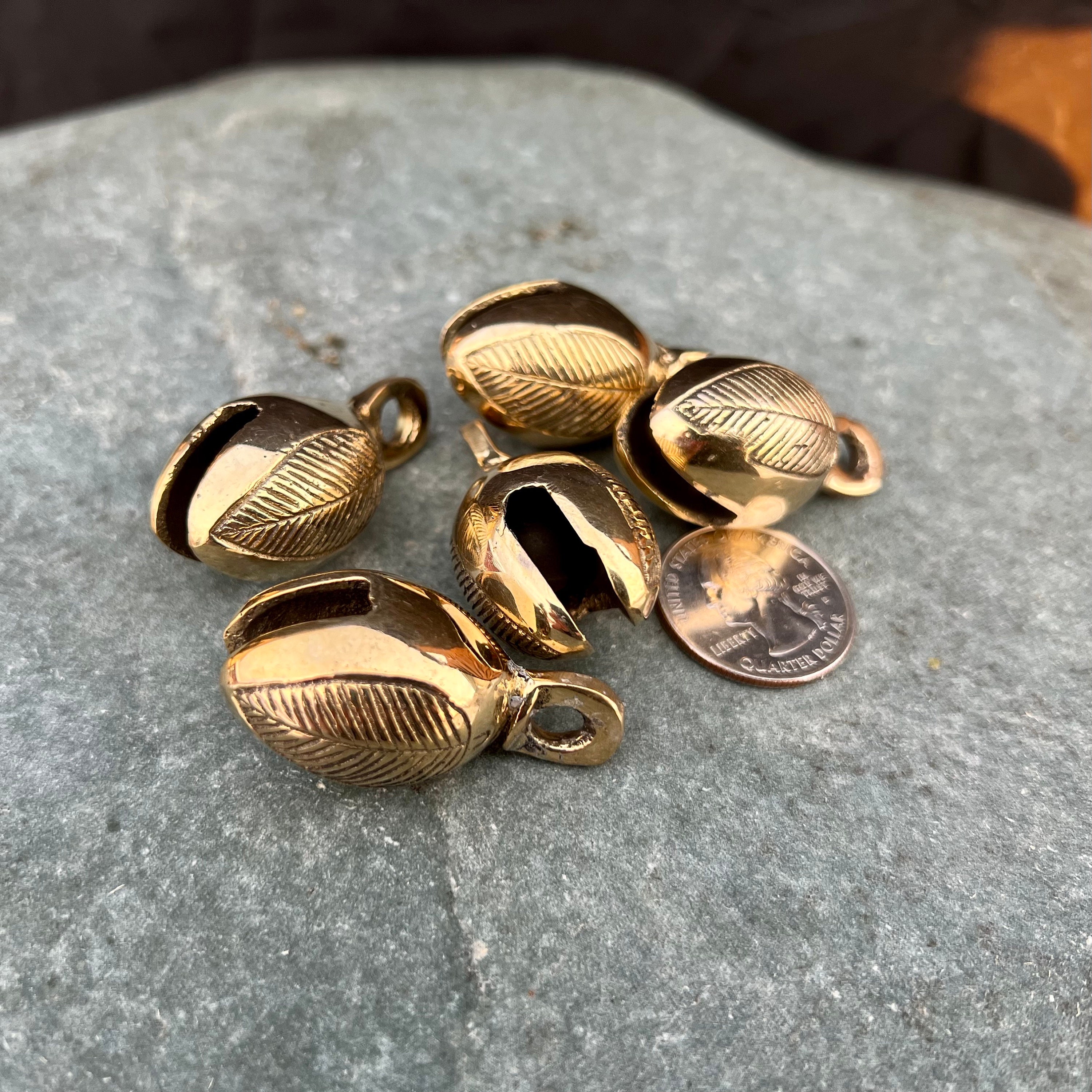 Brass Acorn Bells/wedding Bells/costume Bells/jingle | Etsy
