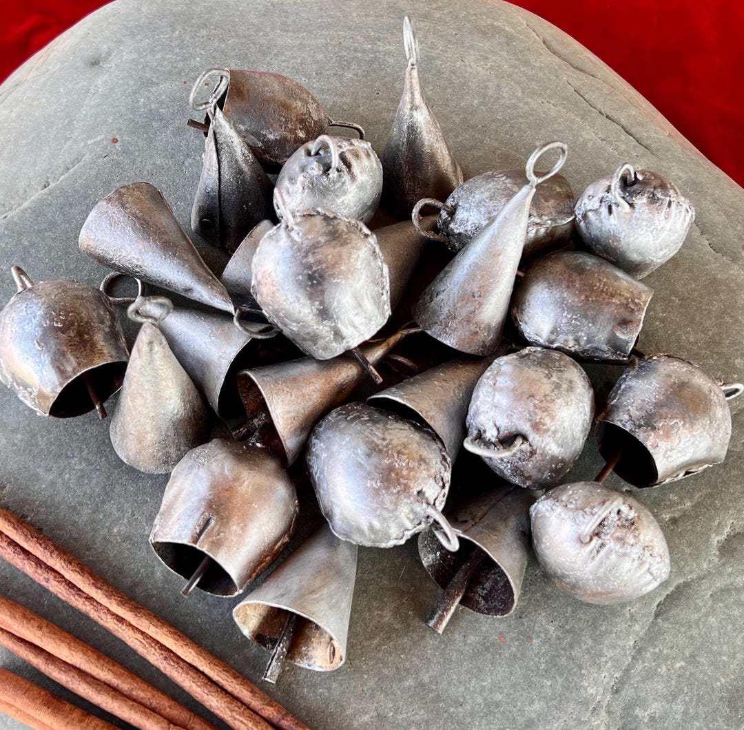Silver Jingle Bells: Recycled Metal Bell Mix, Wreath Making (1 Doz) - Etsy
