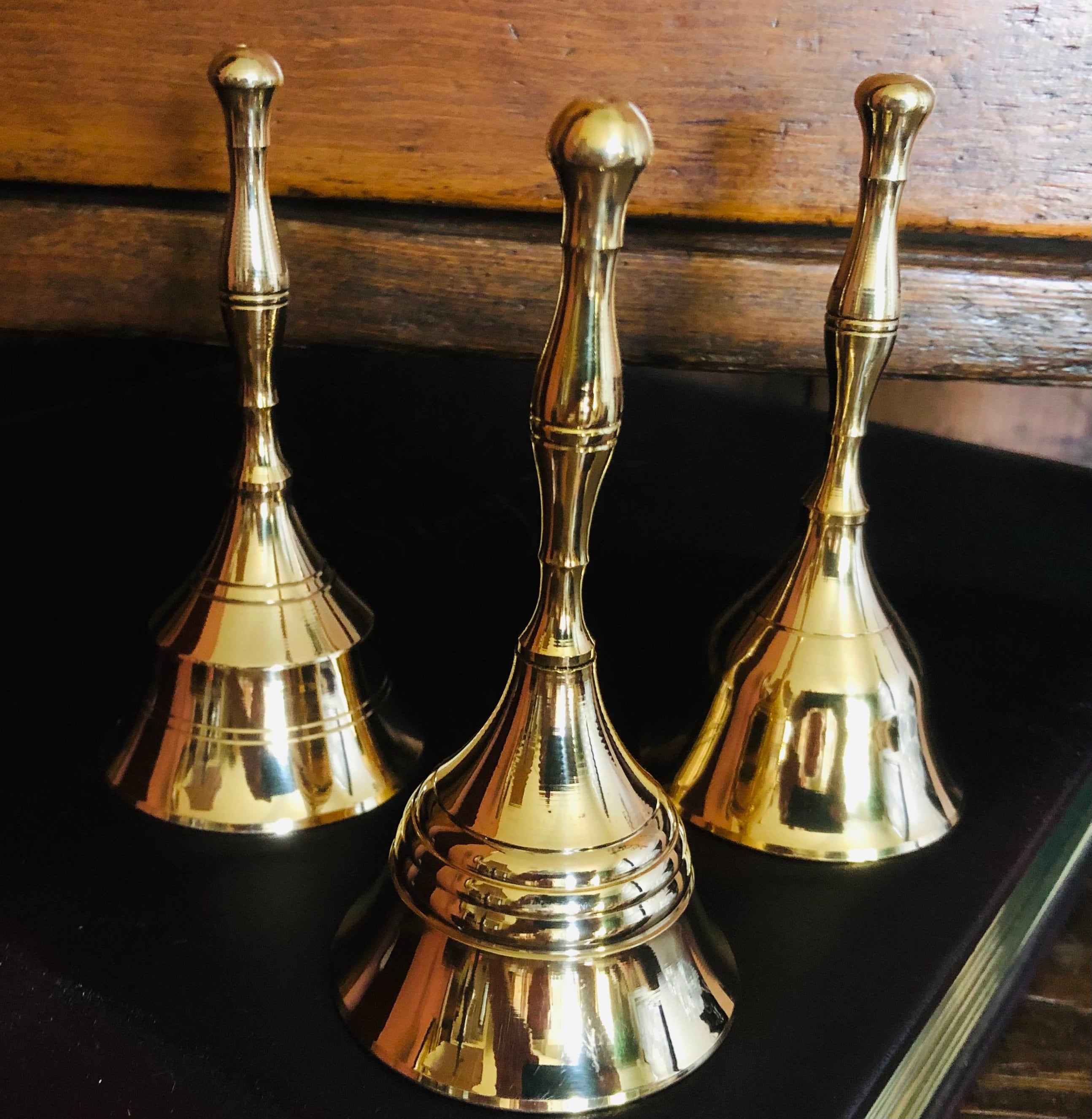 Brass Ceremonial Bells/Set of Three | Etsy
