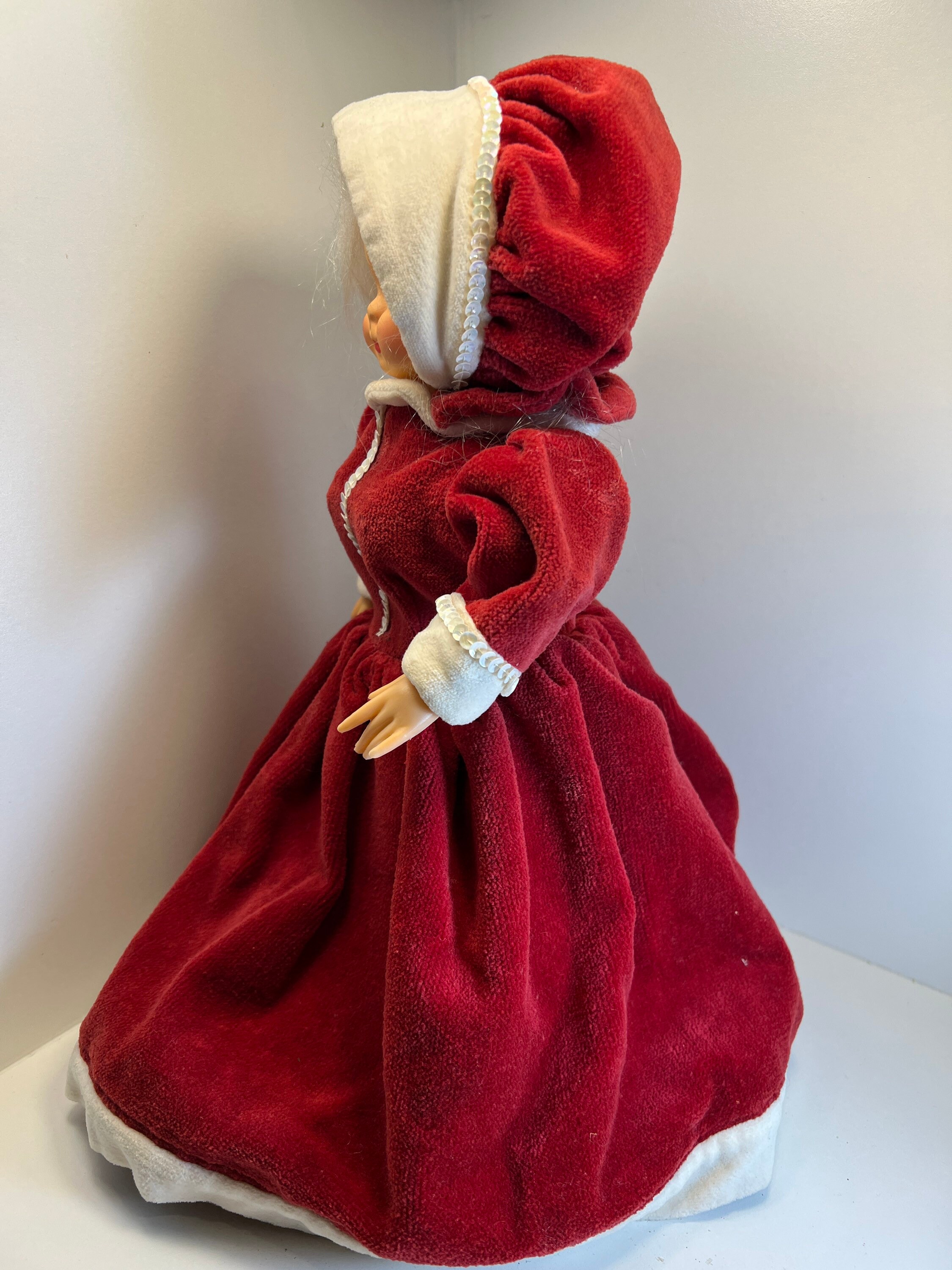 Vintage Mrs. Claus, Standing Doll - Etsy