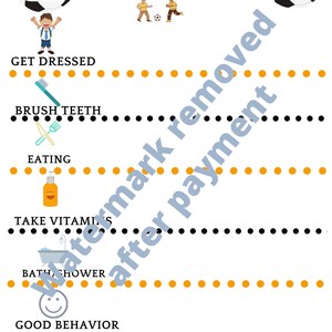 Kids Goal Behavior Points, Homeschool Schedule Points, Help Kids Stay ...