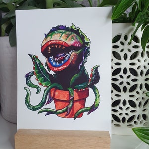 Audrey 2, Little Shop of Horrors Art Print, Halloween Print, 80s Movie ...