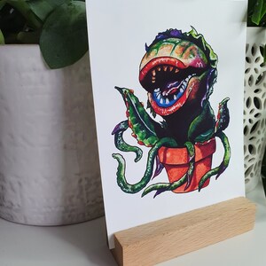 Audrey 2, Little Shop of Horrors Art Print, Halloween Print, 80s Movie ...
