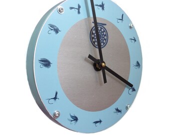 Fly Fishing Wall Clock - Etsy
