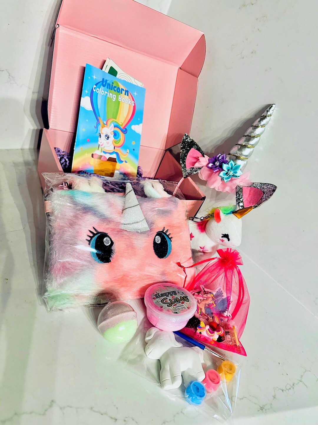 Unicorn Kid’s Gift Box - Etsy