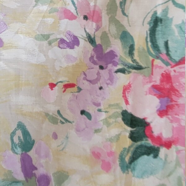 Floral Chintz Fabric - Etsy