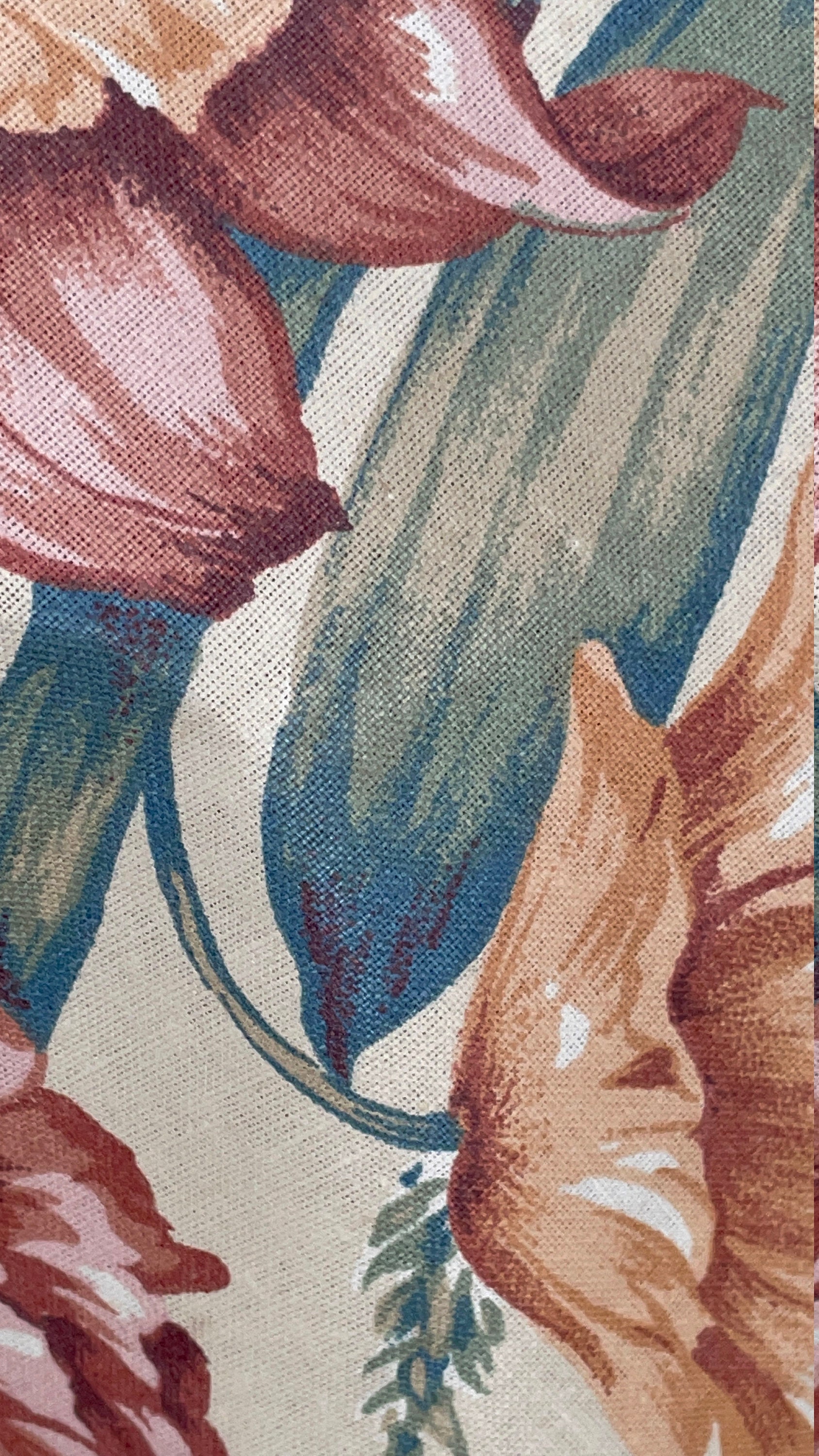 Floral Cotton Chintz Fabric by the Yard, 55" - Etsy