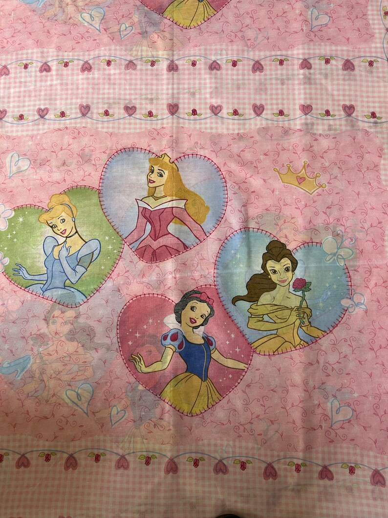 Disney Princess Panel Fabric Sold by the Panel - Etsy