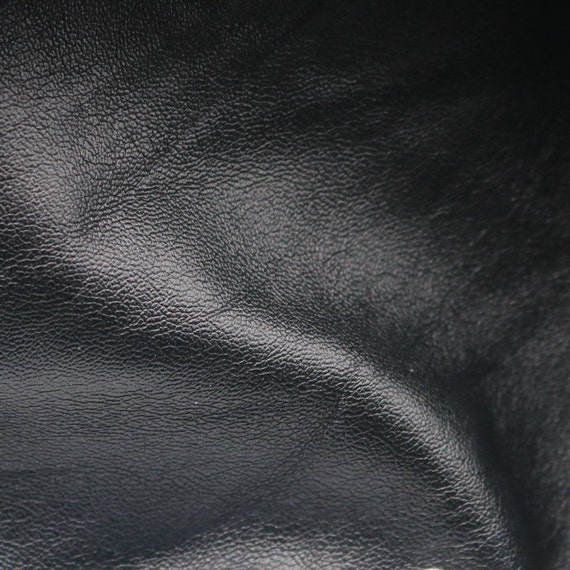 Black Faux Leather