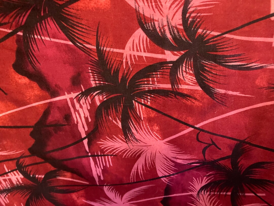 Hawaiian Motif 100% Cotton - Etsy