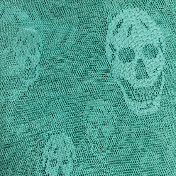 Skull Lace Fabric - Etsy