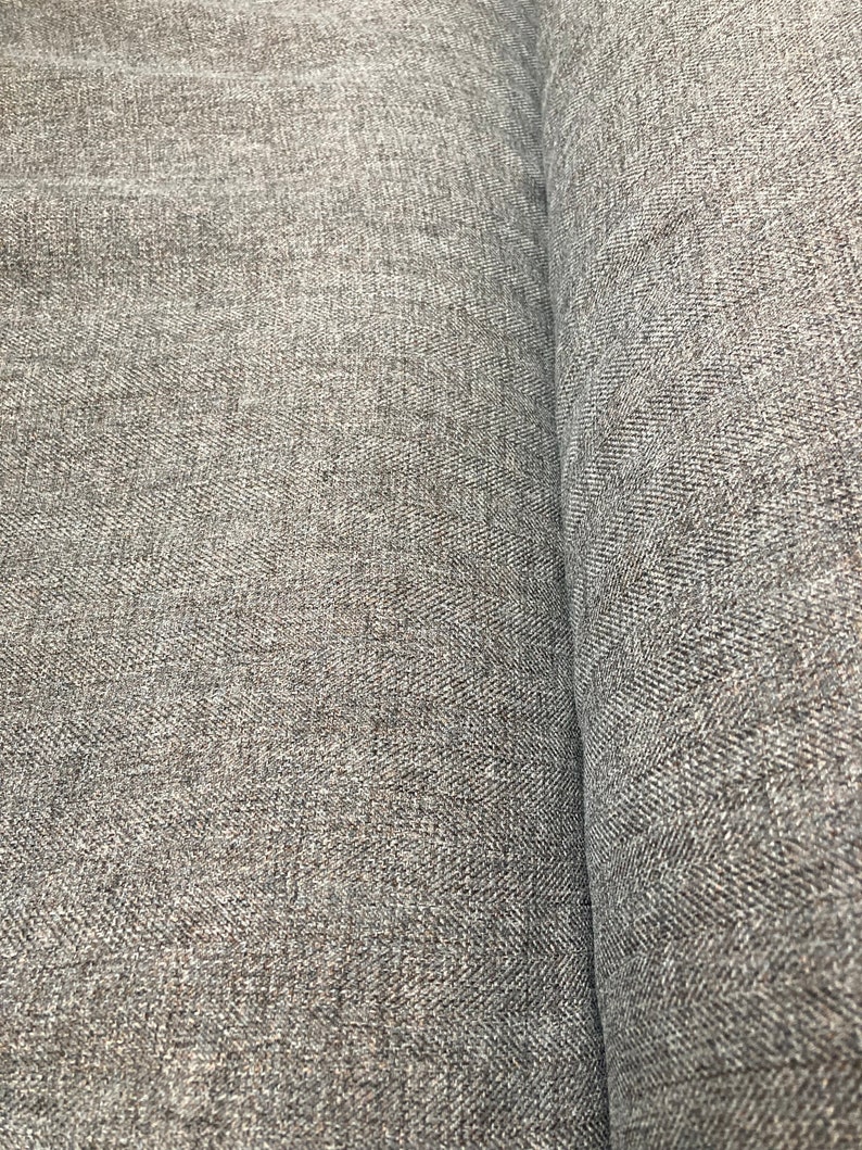 Gray Wool Blend Suiting Fabric - Etsy
