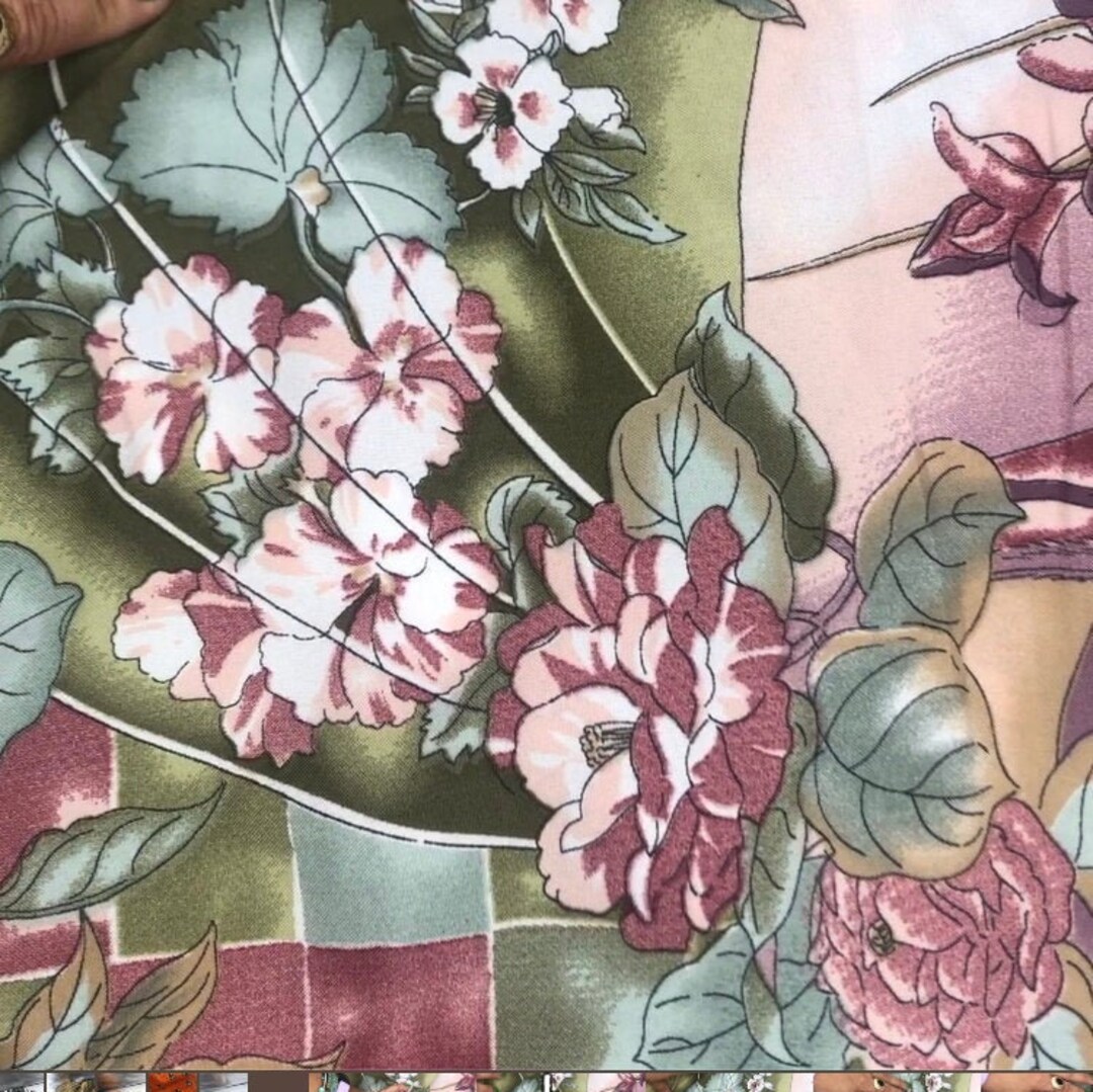 Cortinas florales de poliéster cortadas a medida - Etsy España