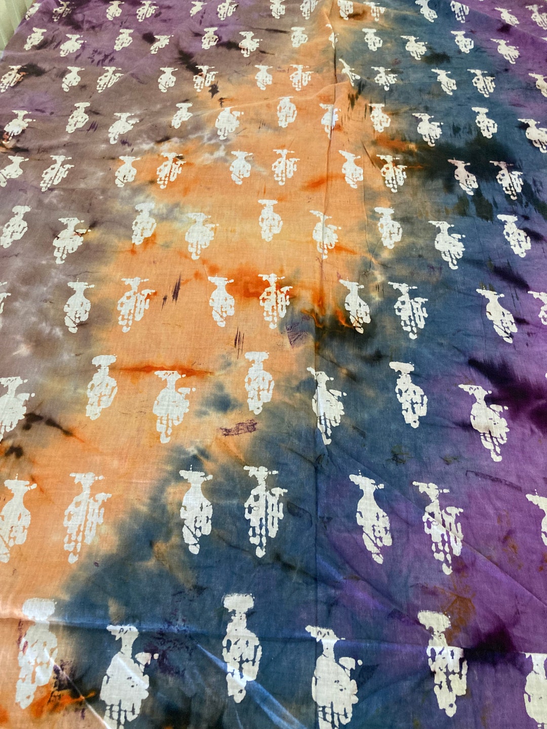 Cotton Batiked Fabric - Etsy