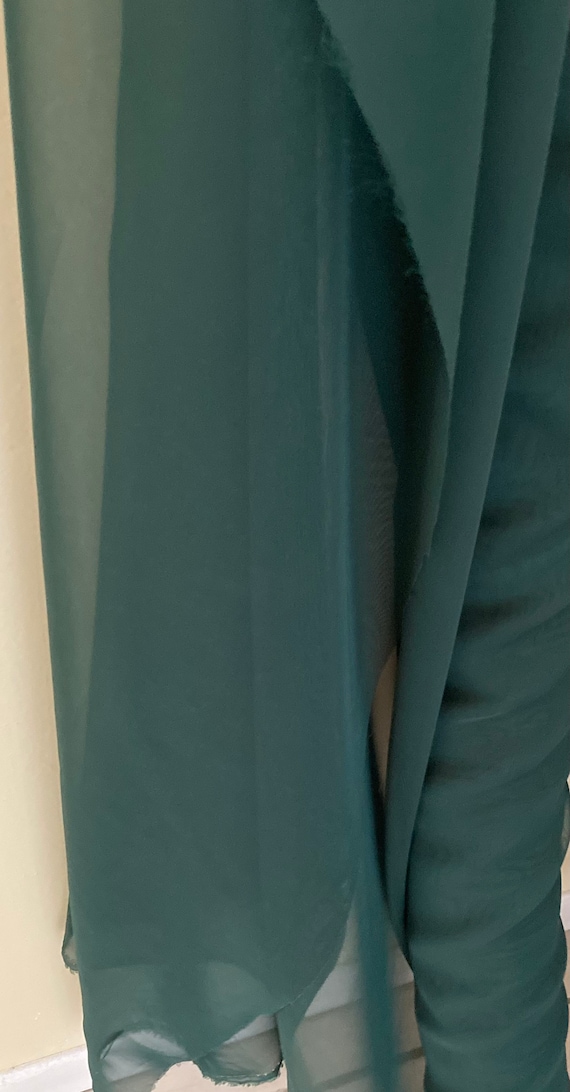 Hunter Green Poly/chiffon - Etsy