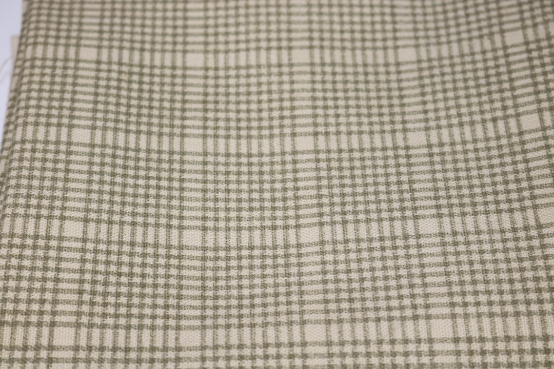 Plaid Cotton Fabric by the Yard - Etsy