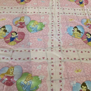 Disney Princess Panel Fabric Sold by the Panel - Etsy