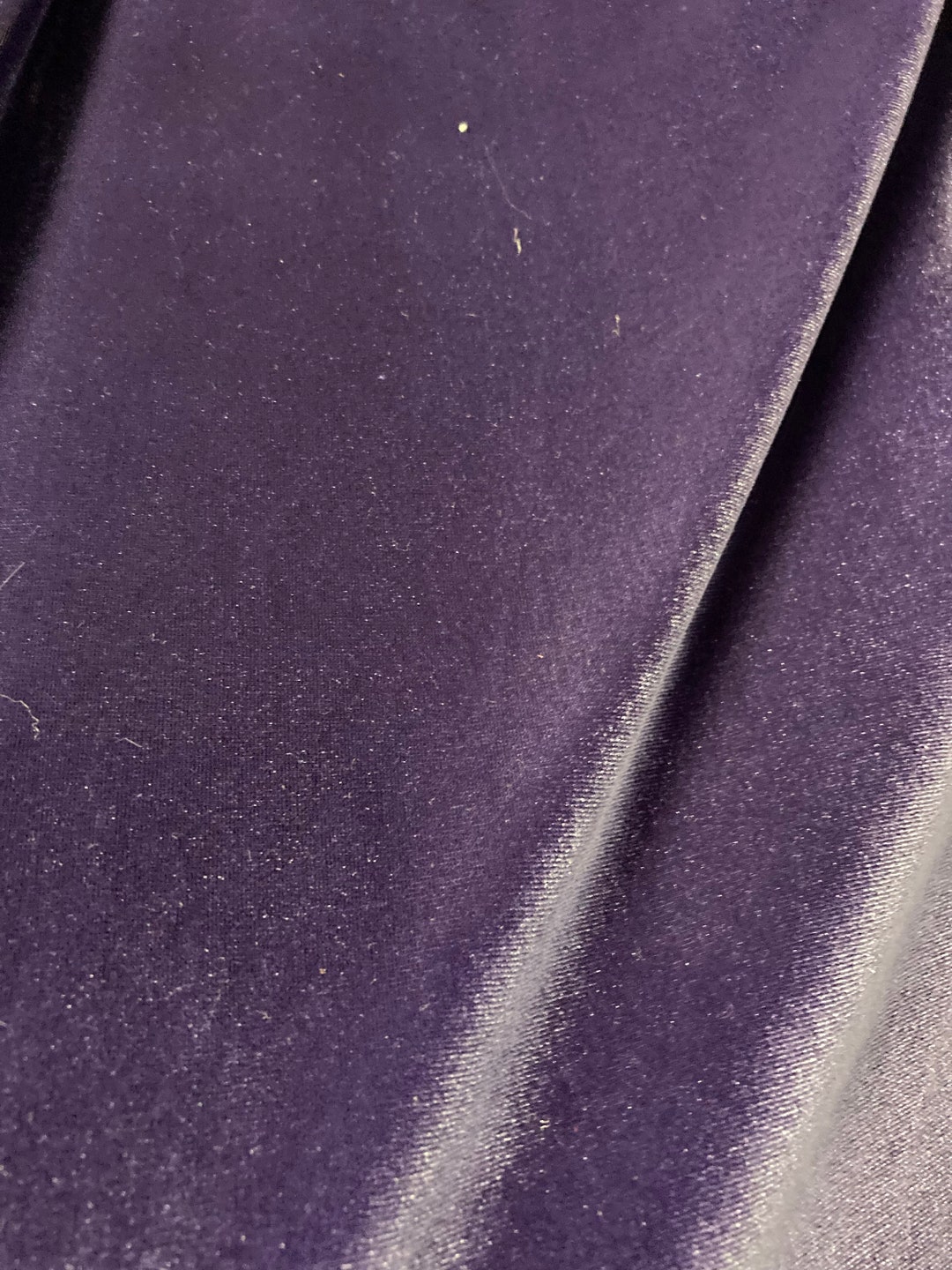 Purple Stretch Velvet, Polyester Fabric - Etsy