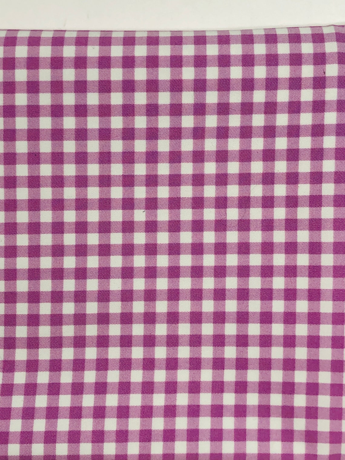 Gingham Cotton Fabric by the Yard - Etsy