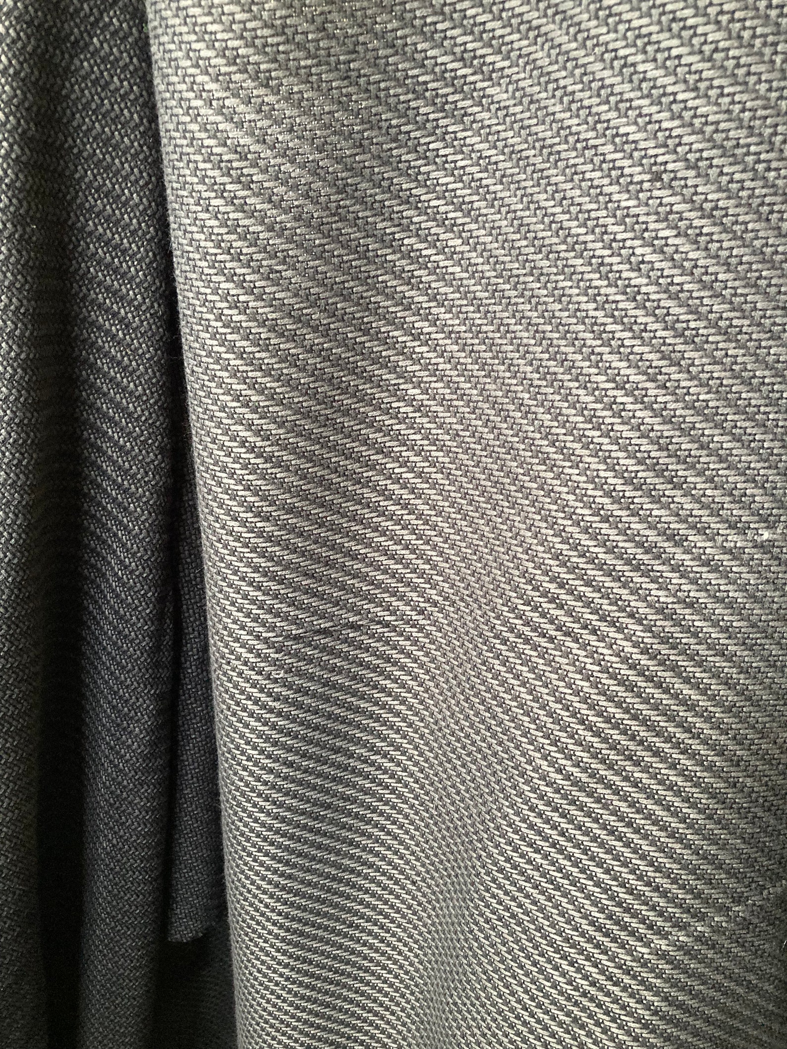 Steel Gray Woolen Blend Suiting Fabric - Etsy