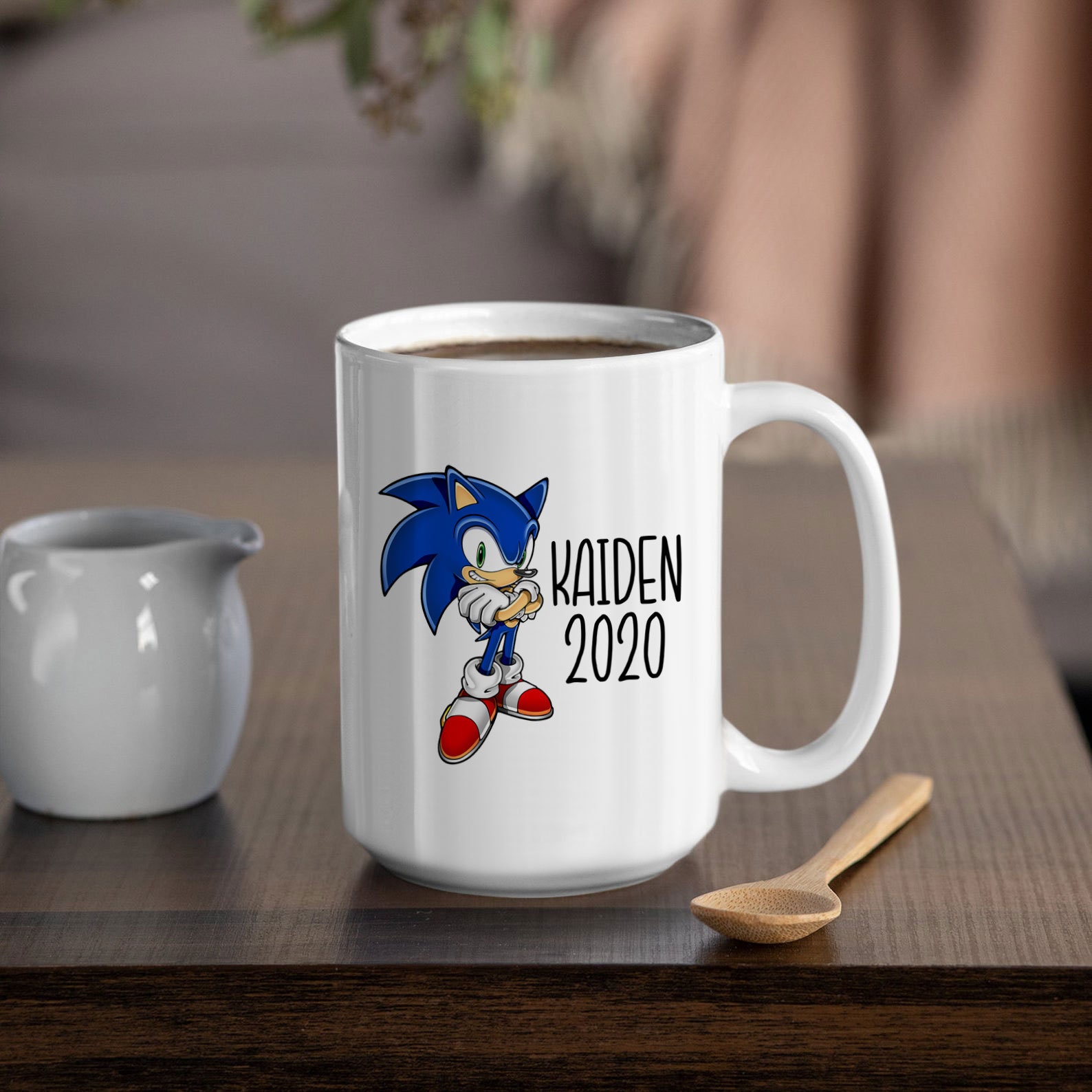 Sonic Mug Personalized NameFunny Sonic Custom Mug Blue | Etsy