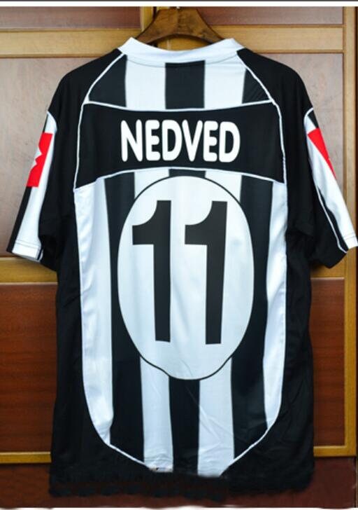 Vintage masculino Juventus Nedved 2002-2003 Jersey Home Soccer | Etsy